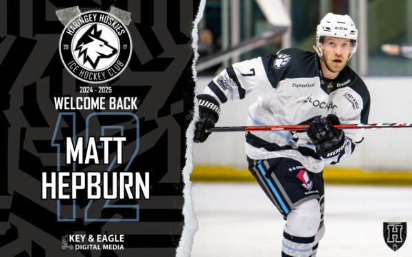 MATT HEPBURN RETAINED – Haringey Huskies