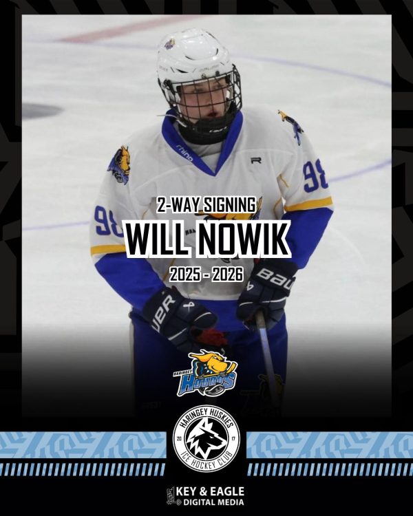 YOUNG HOUND NOWIK SIGNS 2-WAY WITH HUSKIES – Haringey Huskies